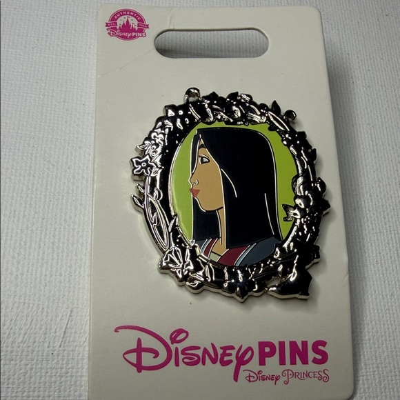 Disney | Other | Disney Princess Portrait Silver Frame Mulan Pin | Poshmark
